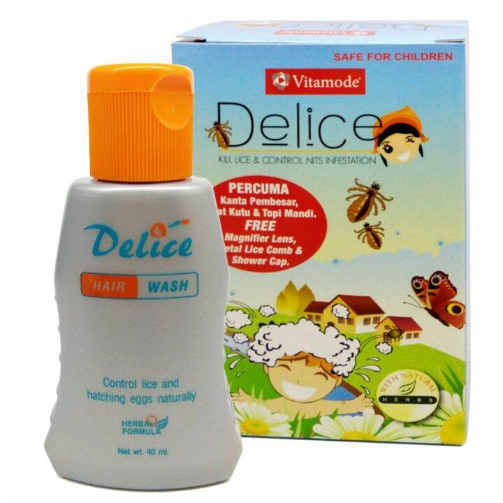 Vitamode Lyclear Anti Head Lice Natural Herbal Treatment Shampoo
