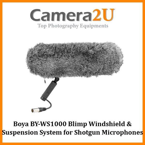 Boya BY-WS1000 Blimp Windshield and Suspension System for Shotgun ...