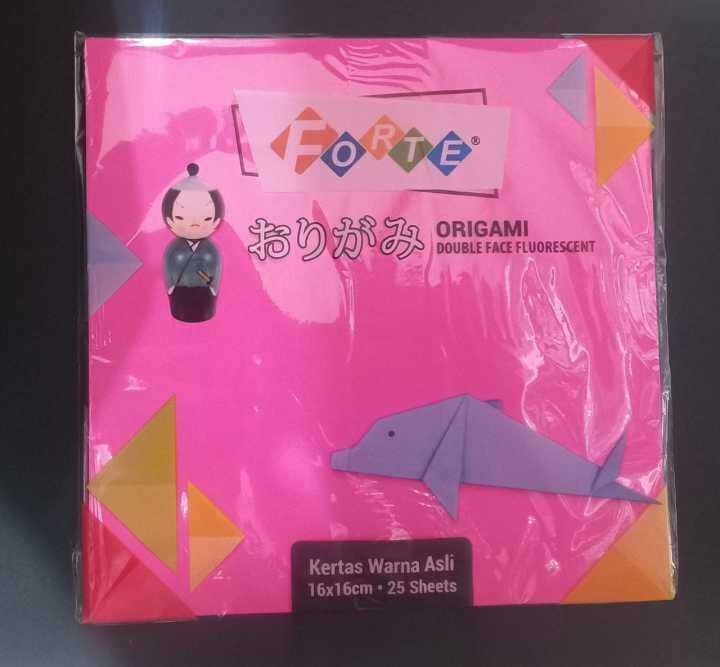 Kertas Origami Forte 16 x 16 cm / Kertas Origami Double Side / Kertas ...