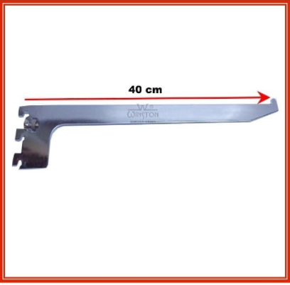 Bracket Kaca 40 Cm Siku Braket Penyangga Rak Kaca Daun Bracket Kaca ...