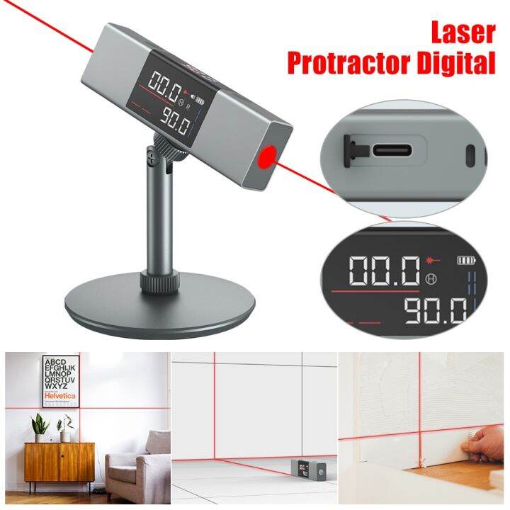 Digital Inclinometer Angle Measure Tools Digital Laser Protractor ...