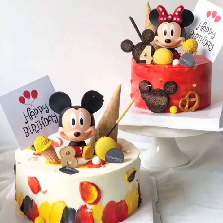 Cake Toys Minnie Mouse | Cake Toys Mickey | Cake Topper Mickey | Kek ...