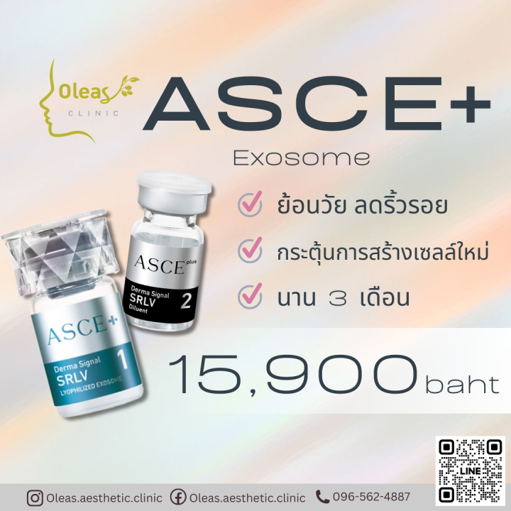 Oleas Clinic: Exosome ASCE+ SRLV 1 ครั้ง | Lazada.co.th