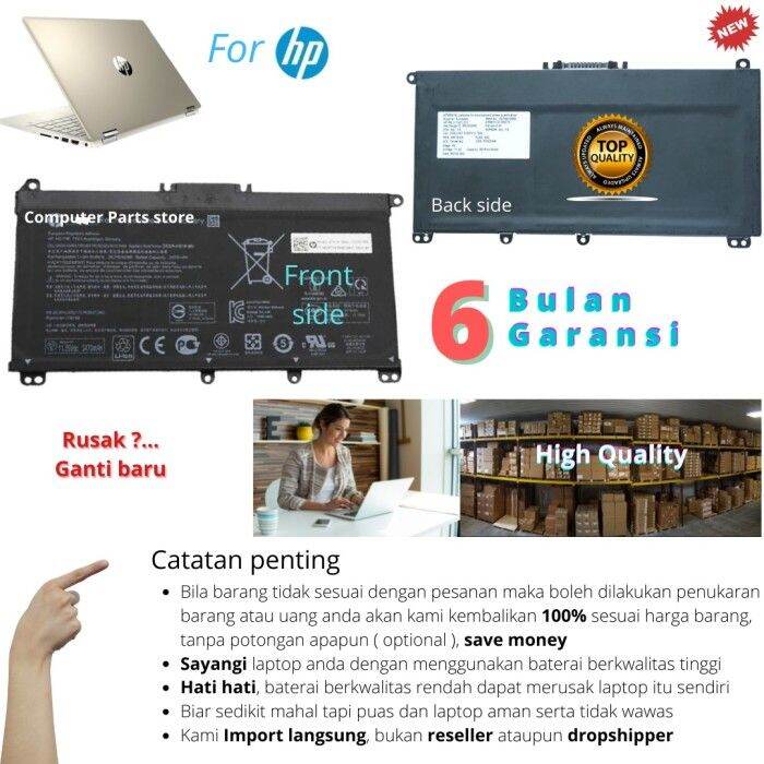 Baterai hp 14s dk0005au - original battery | Lazada Indonesia