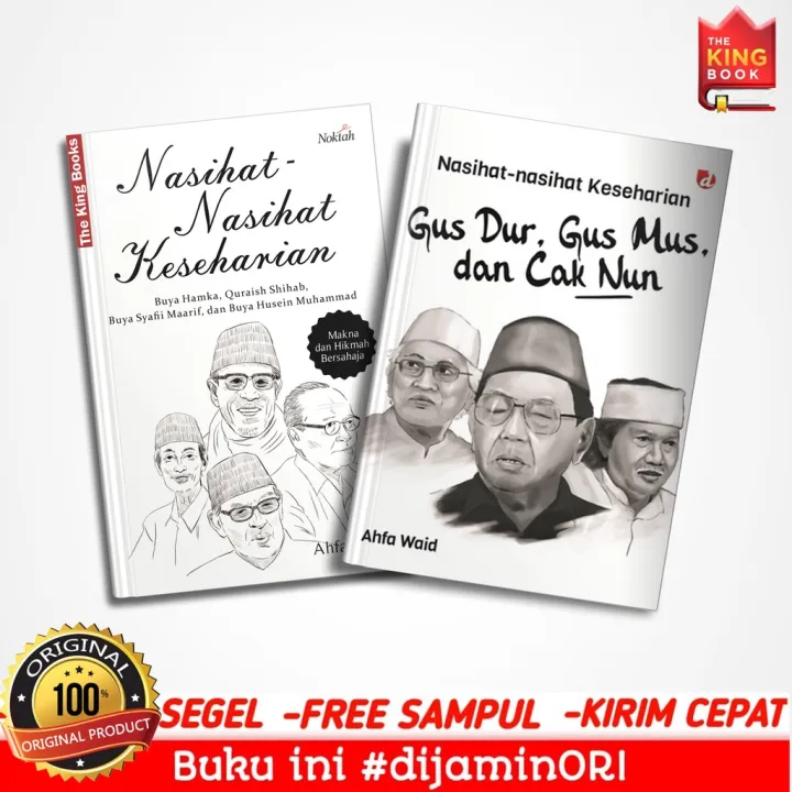 Paket 2 buku Nasehat keseharian cak nun Sujiwo Tejo gus mus gus dur ...
