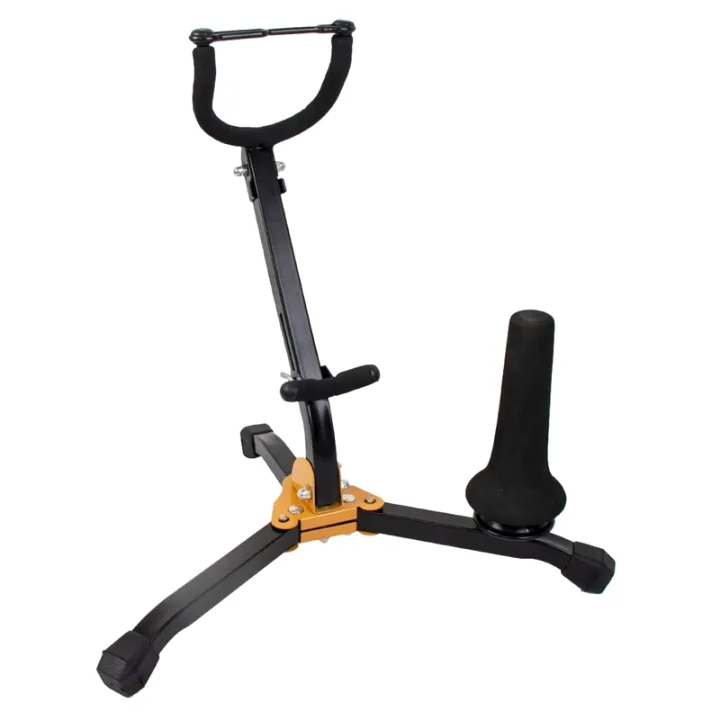 Saxophone Stand Folding Alto Sax Stand Portable Triangle Base Saxophone ...