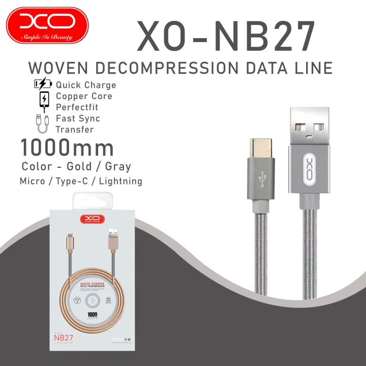 Spring USB Cable (NB27) 1000Length | Lazada PH
