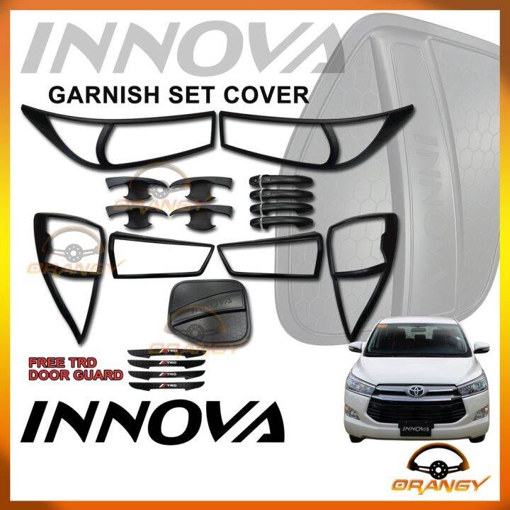 Toyota Innova 2019 to 2023 V VARIANT Garnish Combo set cover Matte ...