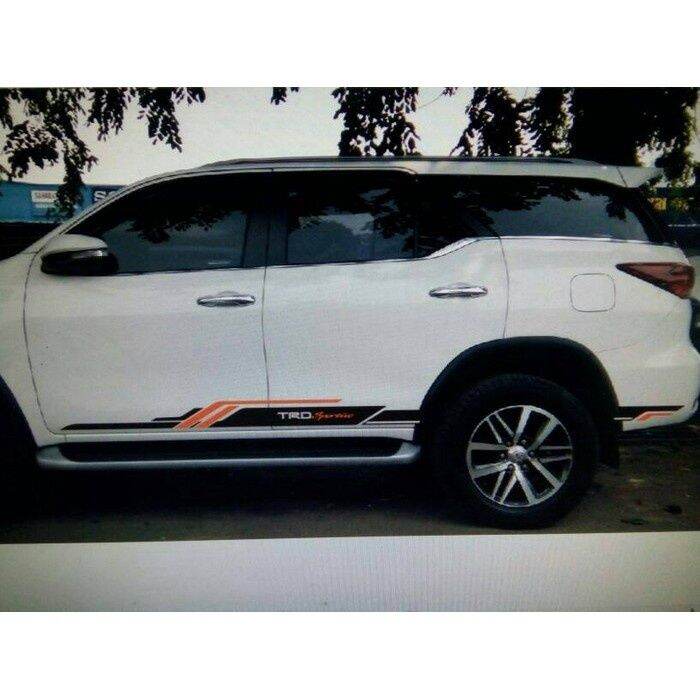 Stiker Sticker Setiker Striping Cutting Mobil Fortuner Trd ...