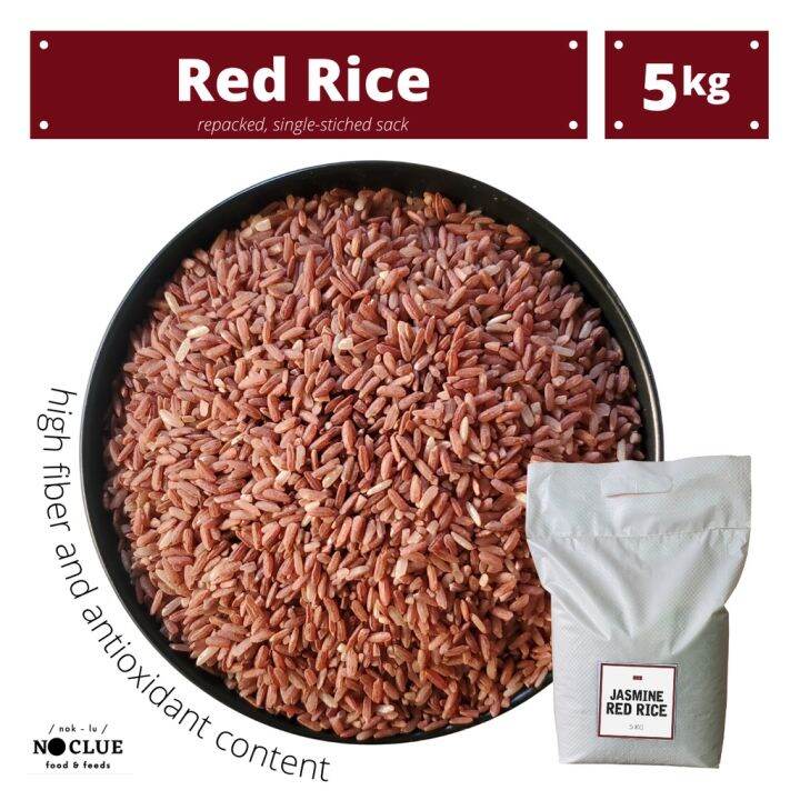 [BIGAS] Jasmine Red Rice (Repacked) 5kg Sack | Lazada PH