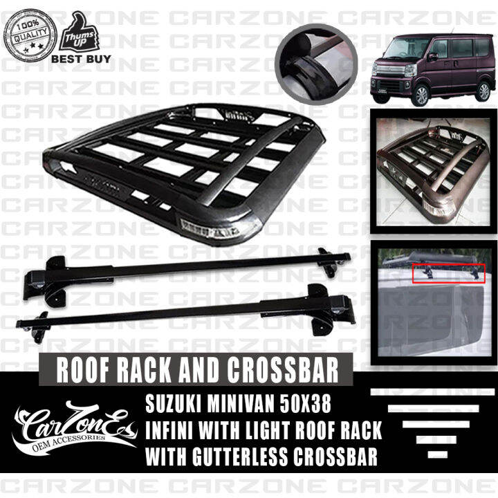 Suzuki Minivan Low Roof Infini with Light 50x38 Steel Luggage Carrier ...