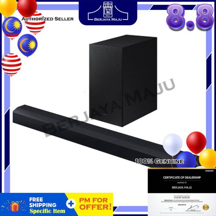 Samsung 2.1CH Sound Bar Home Theater With Subwoofer Speaker HW-C450/XM ...