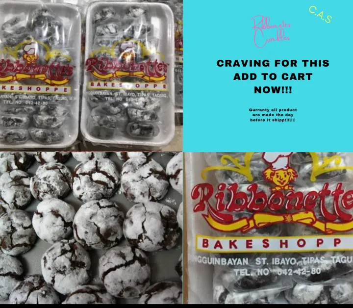 Craving Ribbonettes Crinkles Homemade Confections Big size (20pcs ...