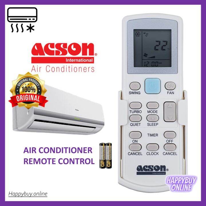 ACSON Air Conditioner Remote Control (GS02-I) ACSON Original Aircond ...