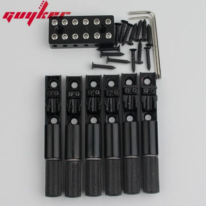 6/7/8ชิ้น Single String Fan Guitar Bridge - Headless Fixed Fanned ...