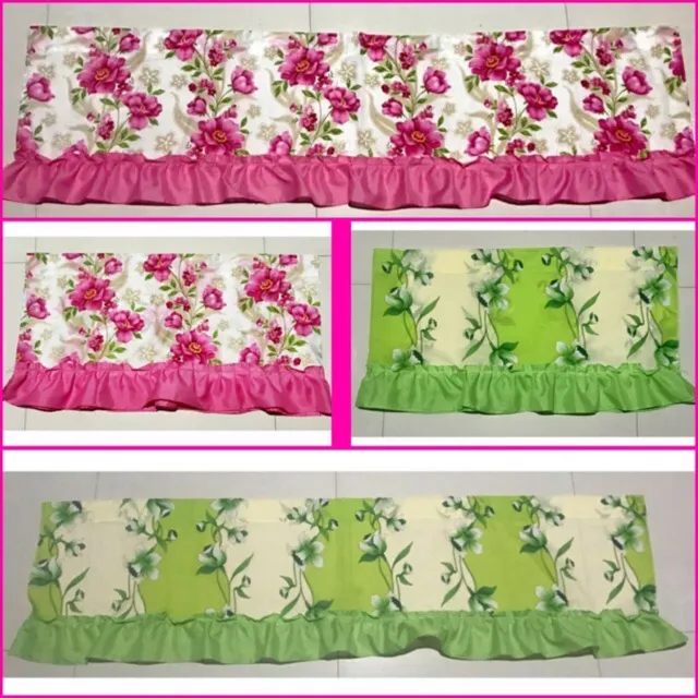 Floral Valance Curtain/School curtain size 59 inch x 15 inch | Lazada PH