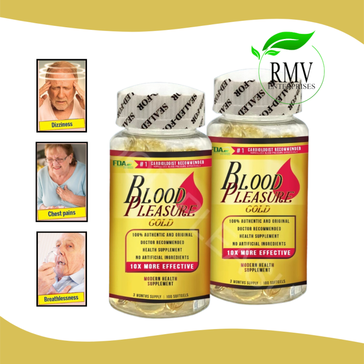 BLOOD PRESSURE GOLD for Lower Blodd Pressure and Sugar 100softgel ...
