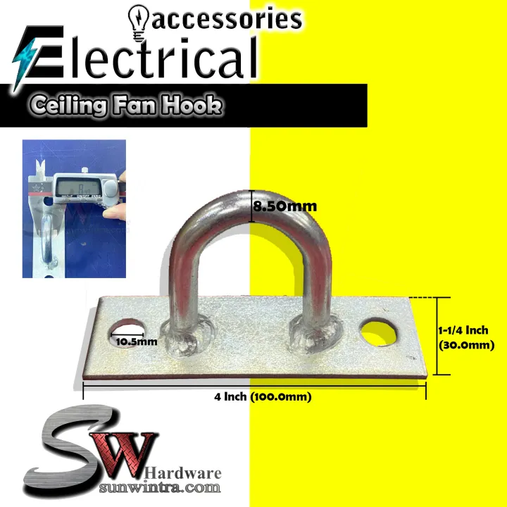 Ceiling Fan Hook Metal Penyangkut Besi Kipas Siling | Lazada