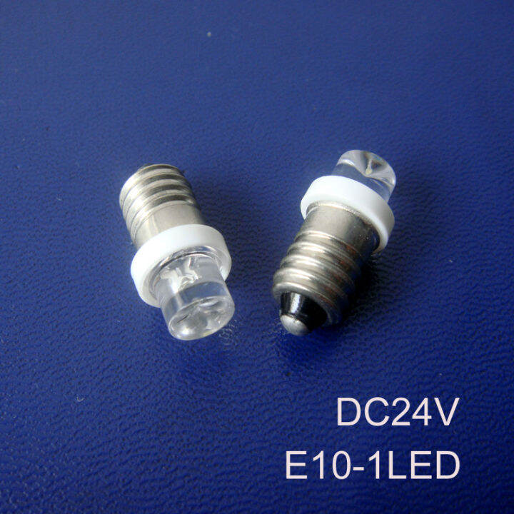 คุณภาพสูง24V Led E10ไฟเครื่องมือDc24v E10หลอดไฟLed E10ไฟบ่งบอกE10 Pilotโคมไฟ50ชิ้น/ล็อต | Lazada ...