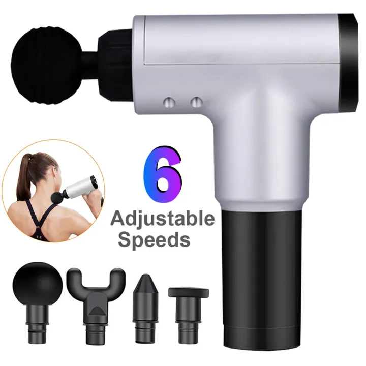 Portable Massager Pro(Pain Reliever Muscle Relaxing Therapy Gun with 4 ...