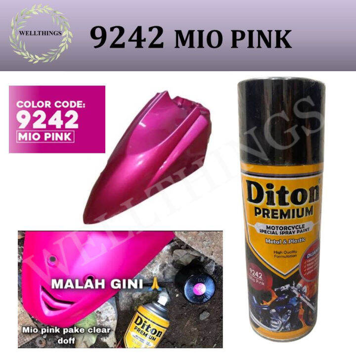 Cat Pilox Diton Premium MIO PINK 9242 400cc warna Magenta merah muda ...