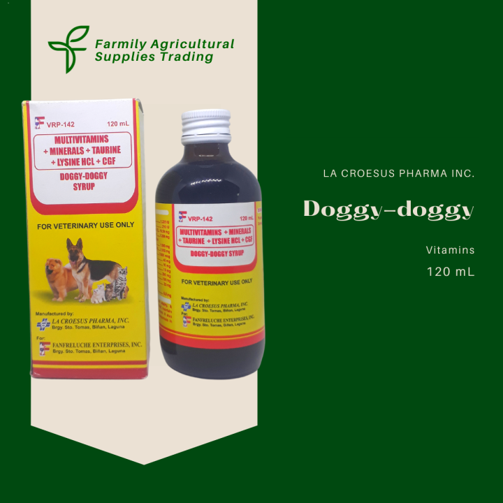 Doggy-Doggy Syrup (Dog & Cat Vitamins) 120 mL | Lazada PH