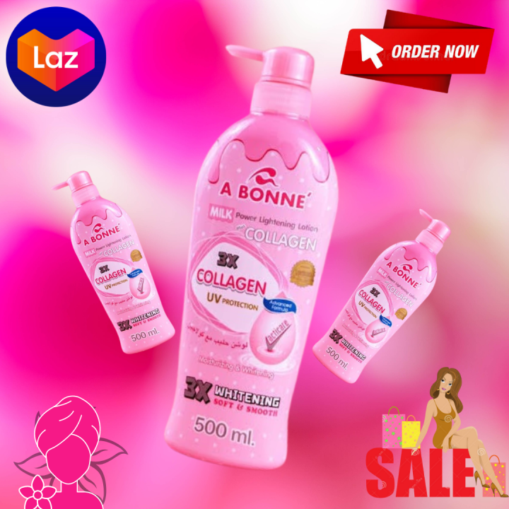 A Bonne Milk Power Lightening Lotion Plus Collagen 500ml | 3x Collagen ...