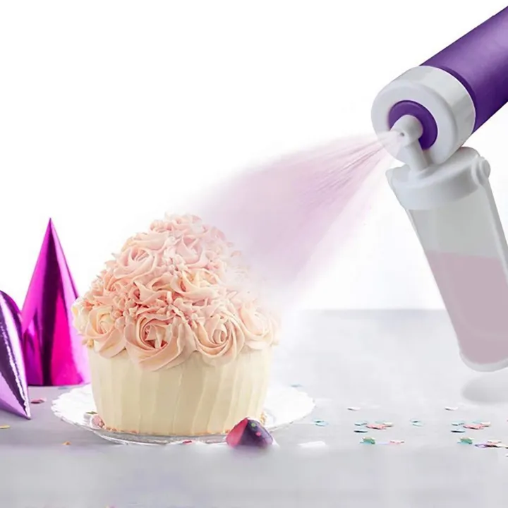5PCS Manual Cake Sprayer Airbrush for Cake Dusting Spray Coloring ...