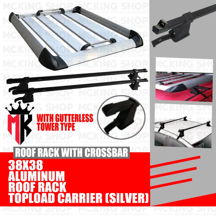 38x38 Universal Aluminum Roof Rack / Roofrack Top Load / Topload Cargo ...
