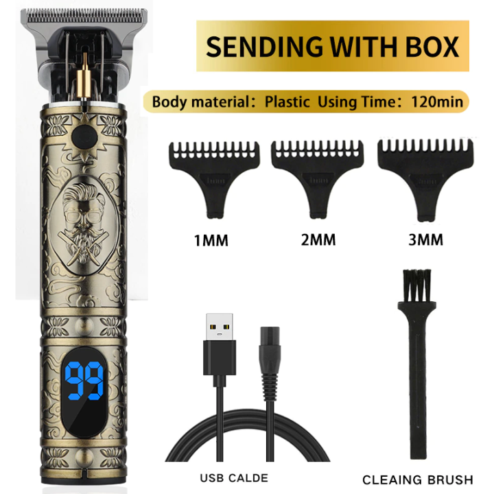 Professional trimmer razor for men Hair Clippers Rechargeable resore ...