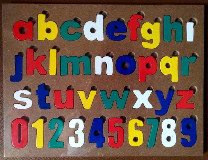 Mainan Anak Puzzle Alphabet Angka Cat Huruf Kecil | Lazada Indonesia