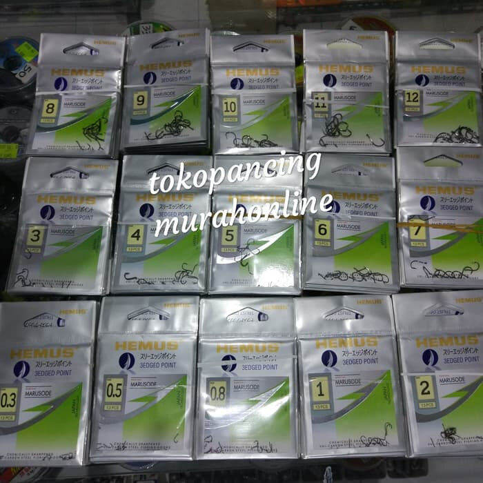 MATA KAIL HEMUS MARUSODE UKURAN NO 0.3 - 12 HARGA PER BUNGKUS | Lazada ...