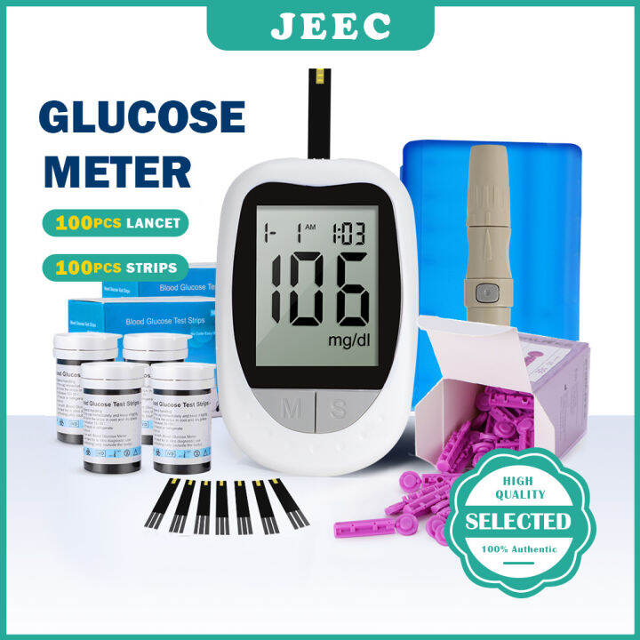 KH100 Glucometer Test Kits with Strips Glucose Meter Complete Set ...
