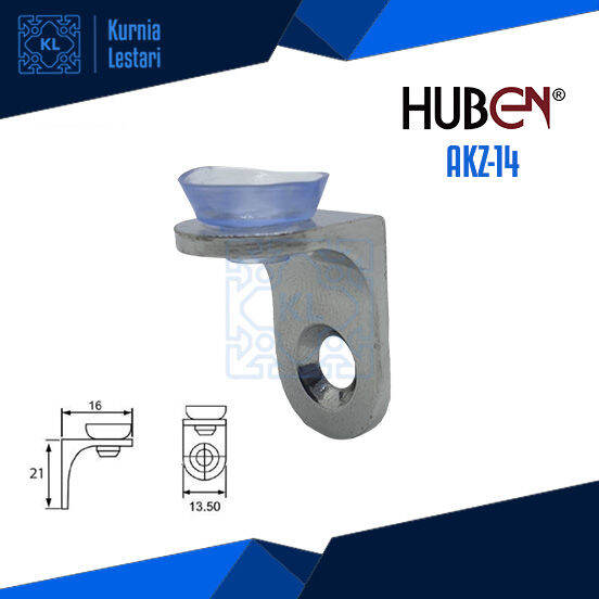 Ambalan Siku Kaca Zinc Plat HUBEN AKZ-14 / Ambalan Rak Kayu Kaca | Lazada Indonesia