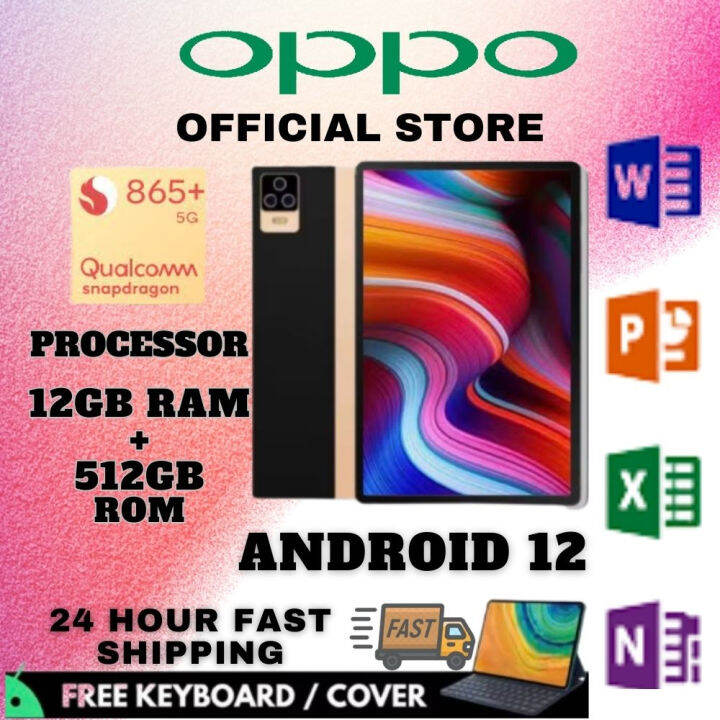 NEW 5G Tablet Oppo Tablet 11.5 Inch Android Tablet 12GB 512GB Learning ...