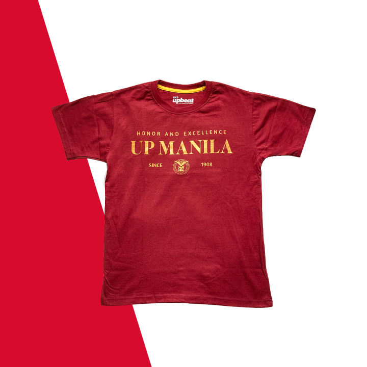 UPBEAT-Men's-University of the Philippines-Manila Gold shirt | Lazada PH