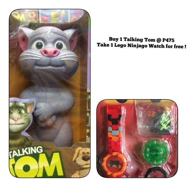 Buy Talking Tom free Ninjago lego watch | Lazada PH