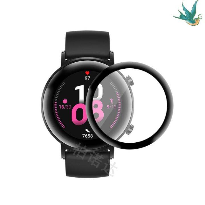 พร้อมส่งจากกรุงเทพ** ฟิล์มติดนาฬิกา 3D PMMA+PC film for watch PMMA Huawei watch GT2 42mm/magic ...