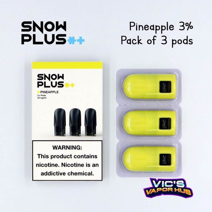 Snowplus 3.0 Pineapple Ice 3 flavor pods | Lazada PH