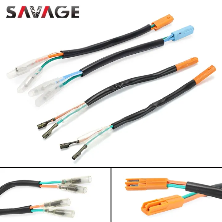Turn Signal Leads Plug Connector For HONDA CRF 250L 300L Rally MSX 125 ...