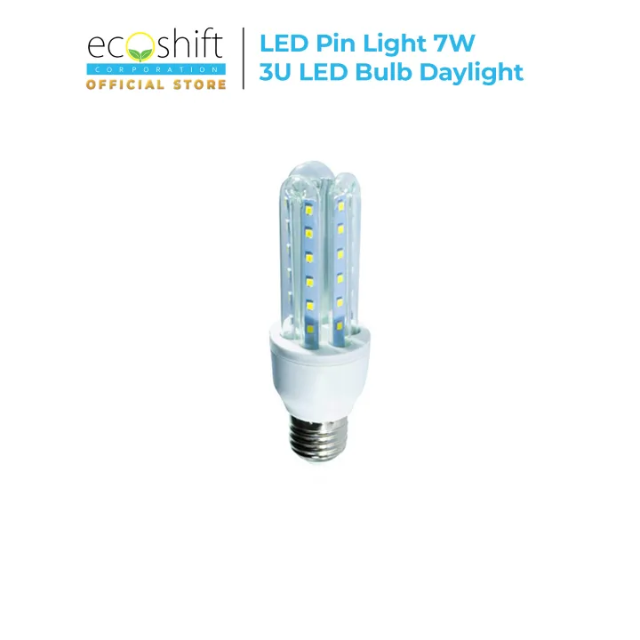 EcoShift | LED Pin Light 7 Watts 3U LED Bulb Daylight | Lazada PH