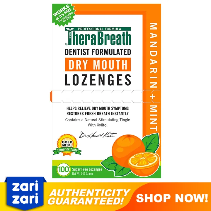 TheraBreath Fresh Breath Lozenges Mandarin Mint 100 count | Lazada PH