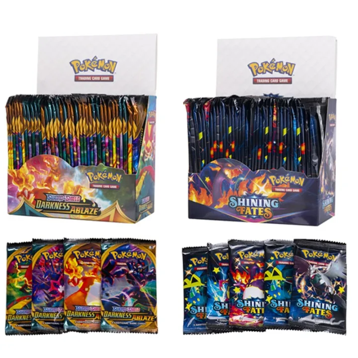 324Pcs/Box Pokemon Cards Sun & Moon Shining Fates Darkness Ablaze ...