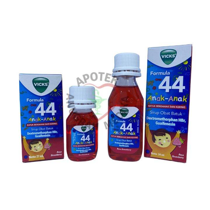 VICKS FORMULA 44 ANAK 54ML STRAWBERRY BATUK BERDAHAK DAN KERING ...