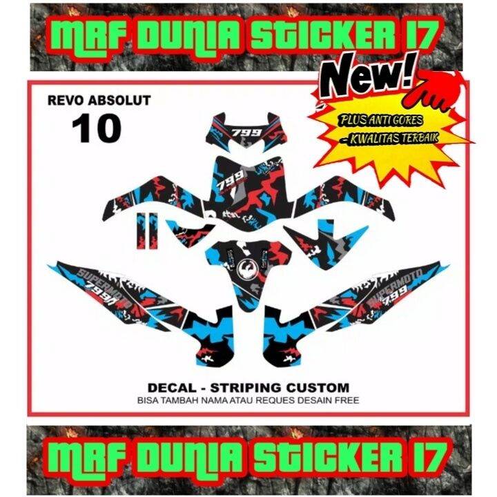 Sticker decal Revo Absolute Full Body Striping Revo Absolute Sticker ...