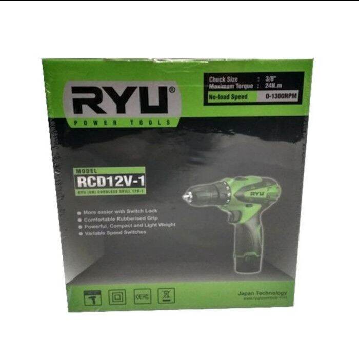 Ryu cordless 12v-1 - mesin bor bateray Ryu - bor cas ryu - djm | Lazada Indonesia