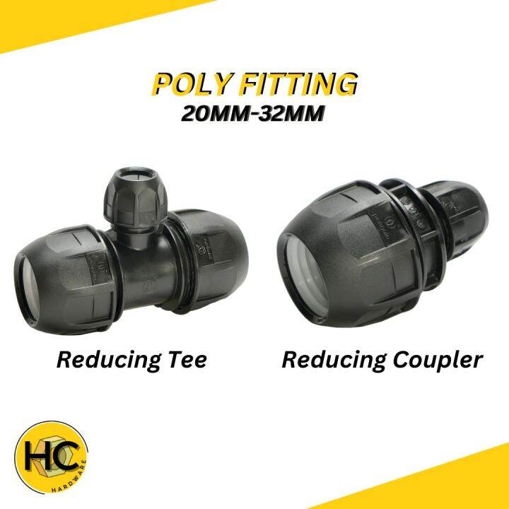HDPE Poly Fitting Poly Pipe Connector Reducing Coupler Reducing Tee ...