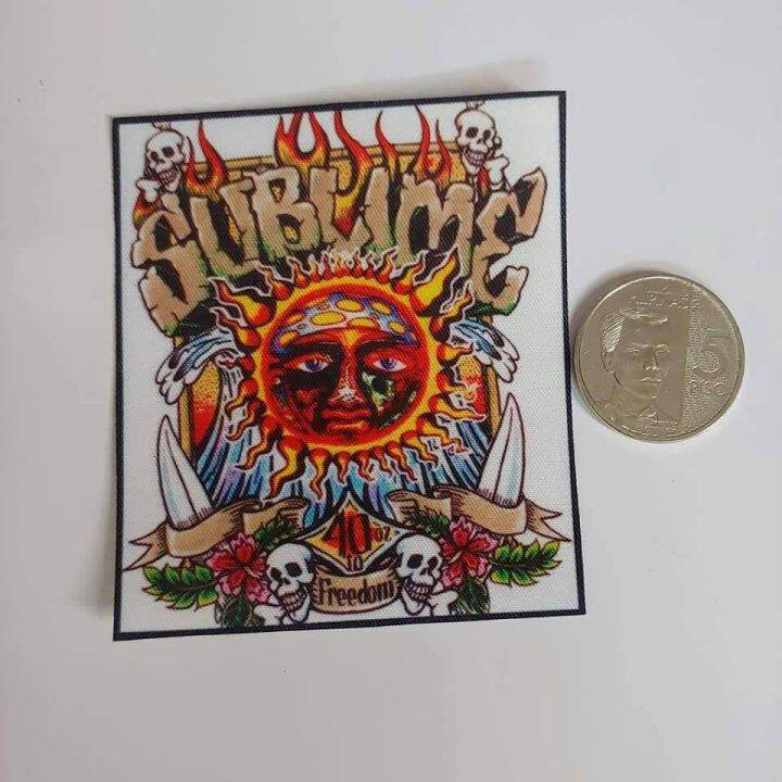 SUBLIME BAND HIGH QUALITY IRON PATCHES | Lazada PH