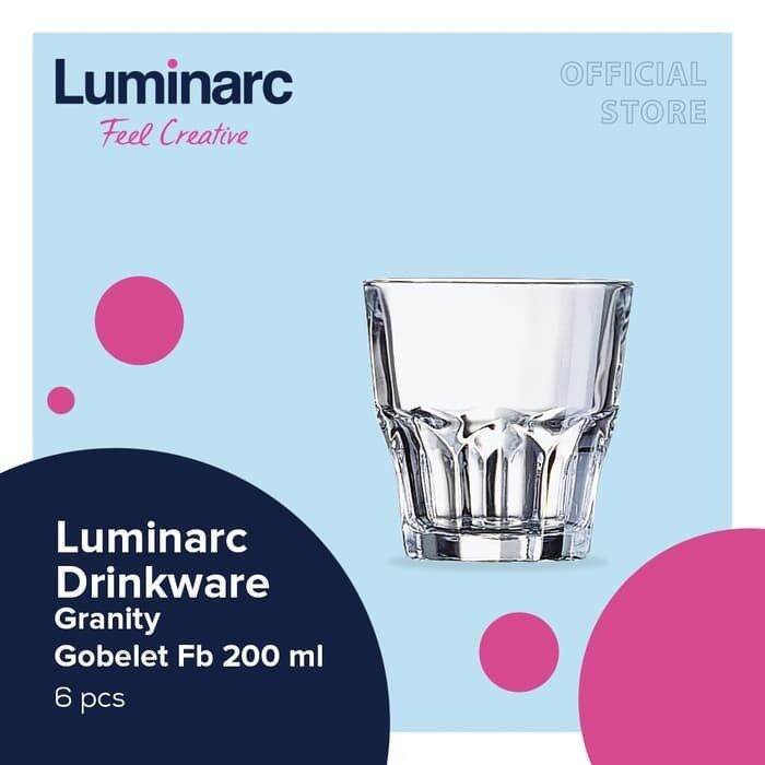 Luminarc Granity Tumbler 20 cl 200 ml Short Glass (D0784) | Lazada ...