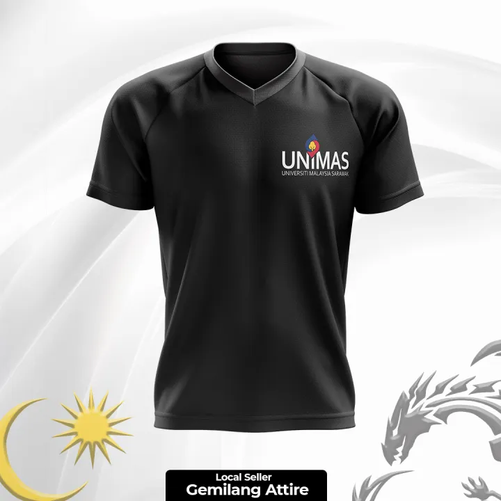 UNIMAS T-Shirt I Universiti Malaysia Sarawak T-Shirt IRound Neck | UNIVERSITI MALAYSIA I IPTA I ...